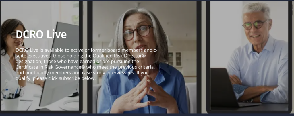 DCRO Live Event Series Launches | Gray Rhino & Company